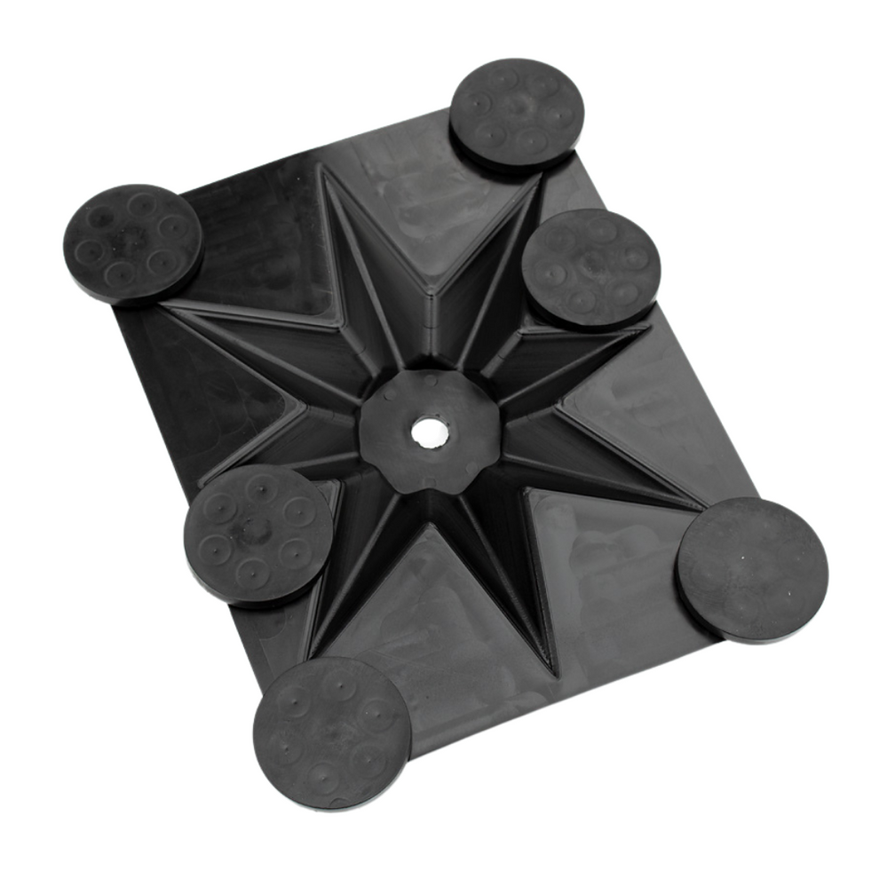 Magnetic Base - 6 Rubber Feet – Vehicle Safety Flags USA