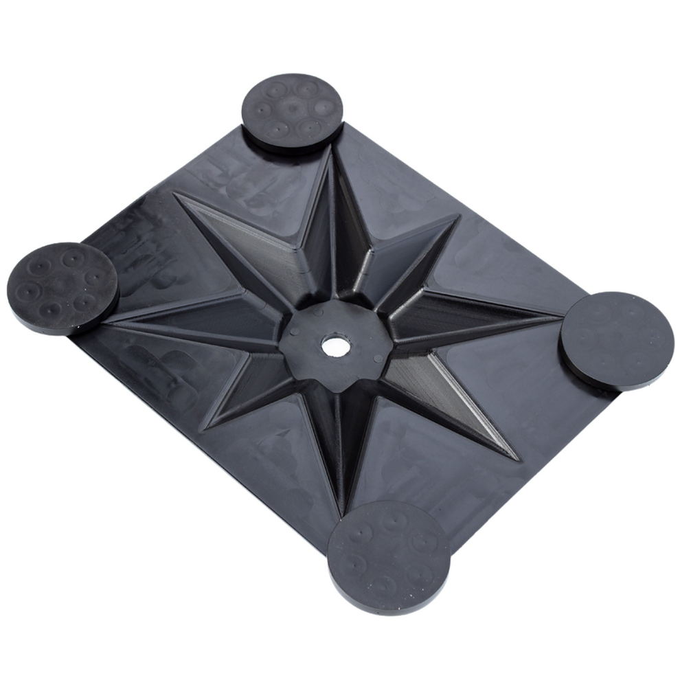 Magnetic Base - 4 Rubber Feet – Vehicle Safety Flags USA